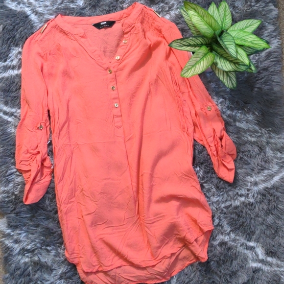 Max | Tops | Max Peach Long Sleeved Top | Poshmark